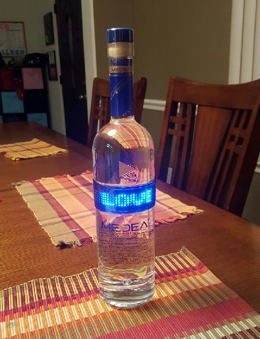 MEDEA Vodka Releases LED Bottle | GreatBeerNow.com