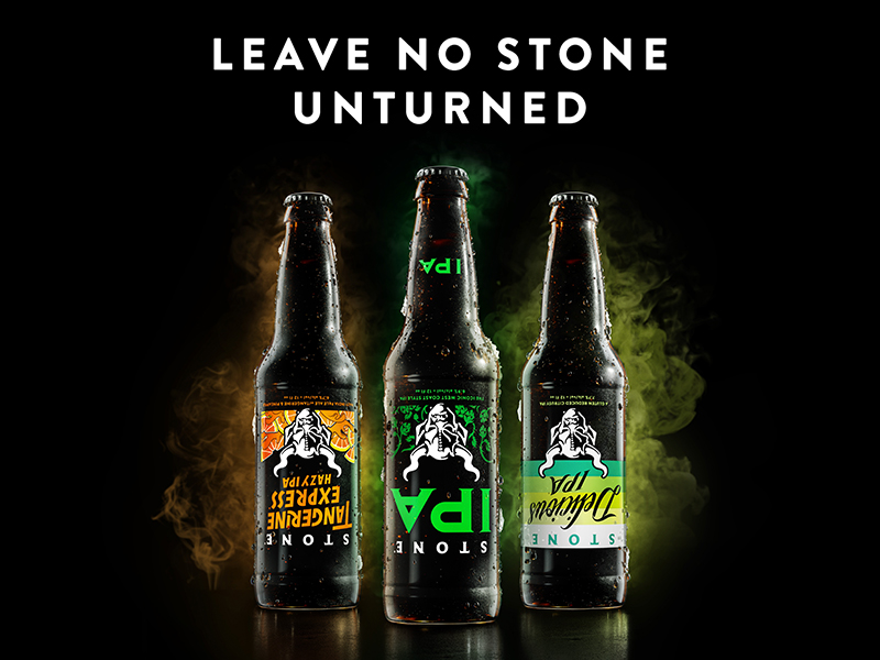 Stone Brewing Features Upside Down Labels in its First Ad Campaign ...